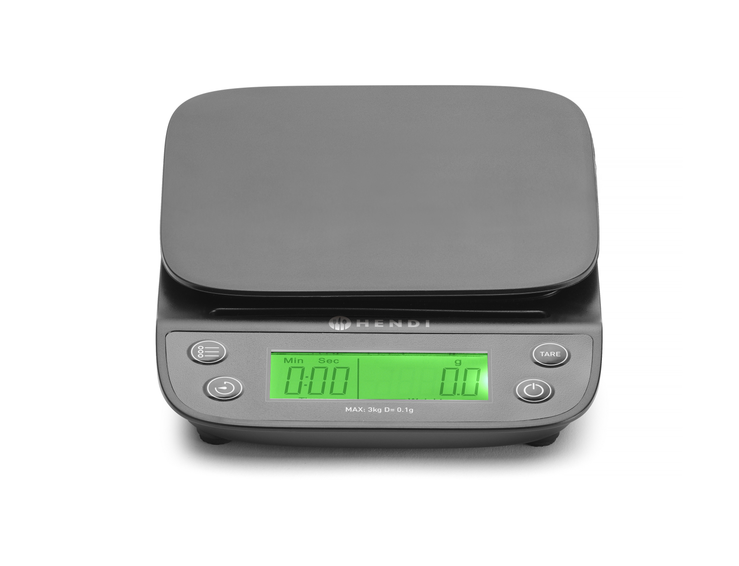 Nagy pontosságú mérleg időzítővel - 3 Kg - 130x190x(H)25mm - HFSE HENDI ...